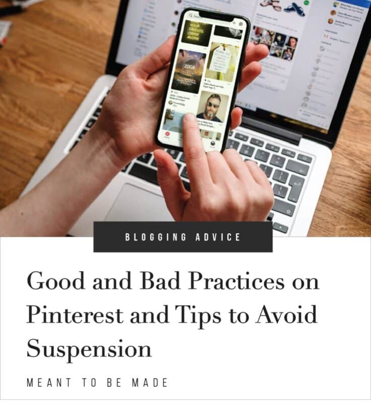 Good and Bad Practices on Pinterest and Tips to Avoid Suspension ...
