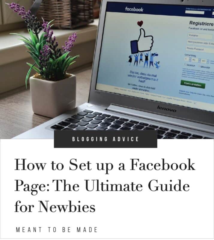 How to Set up a Facebook Page - The Ultimate Guide for Newbies - Meant ...