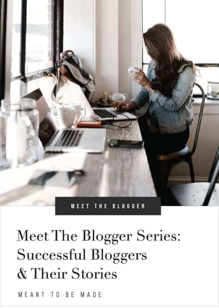 Meet The Blogger Series: Successful Bloggers & Their Stories - Meant To ...